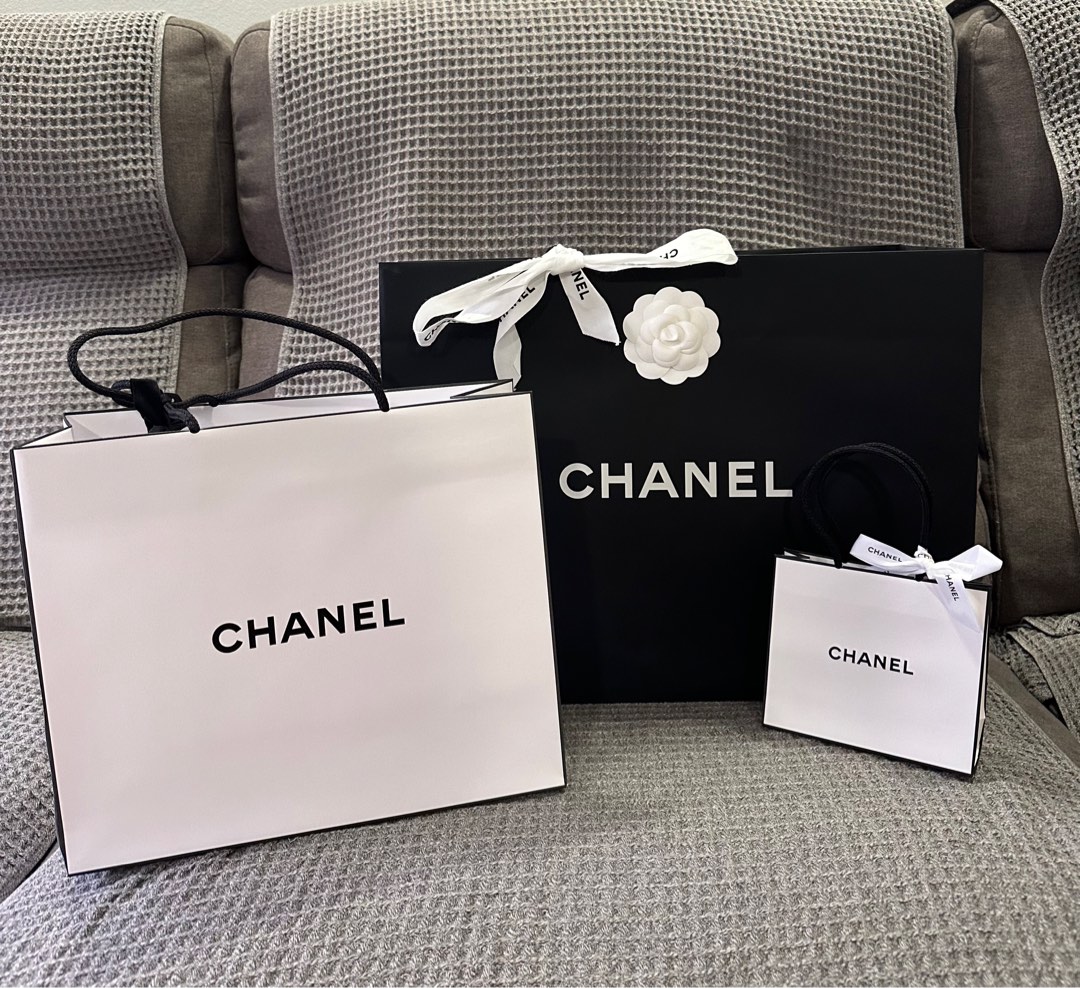 Chanel Paper Bag, Luxury, Bags & Wallets on Carousell
