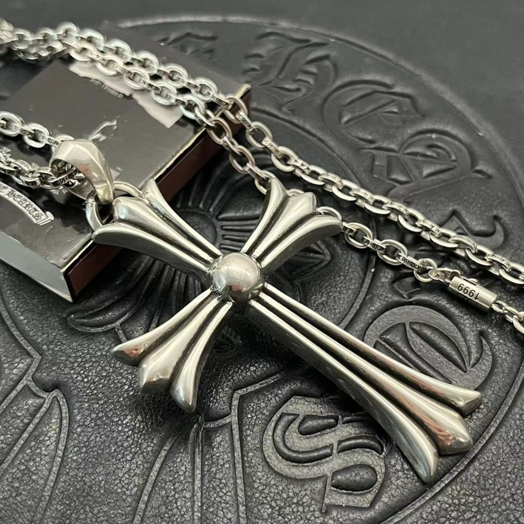 Chrome Hearts Large Water Drop Cross, Women's Fashion, Jewelry ...