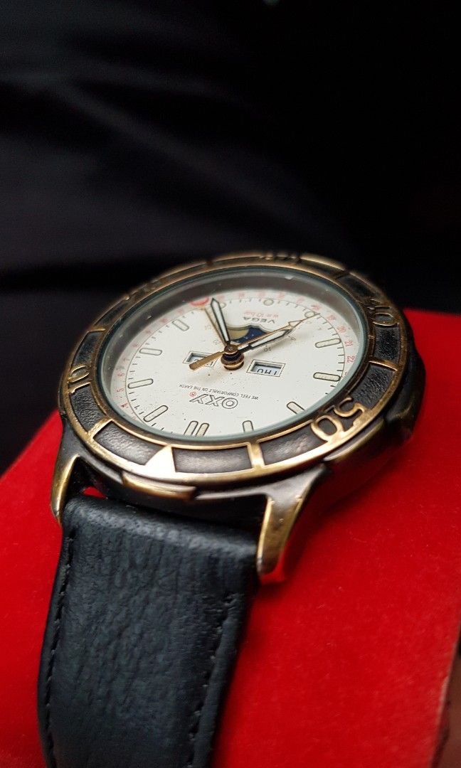 Citizen vega Oxy triple calendar moonphase vintage not seiko omega ...