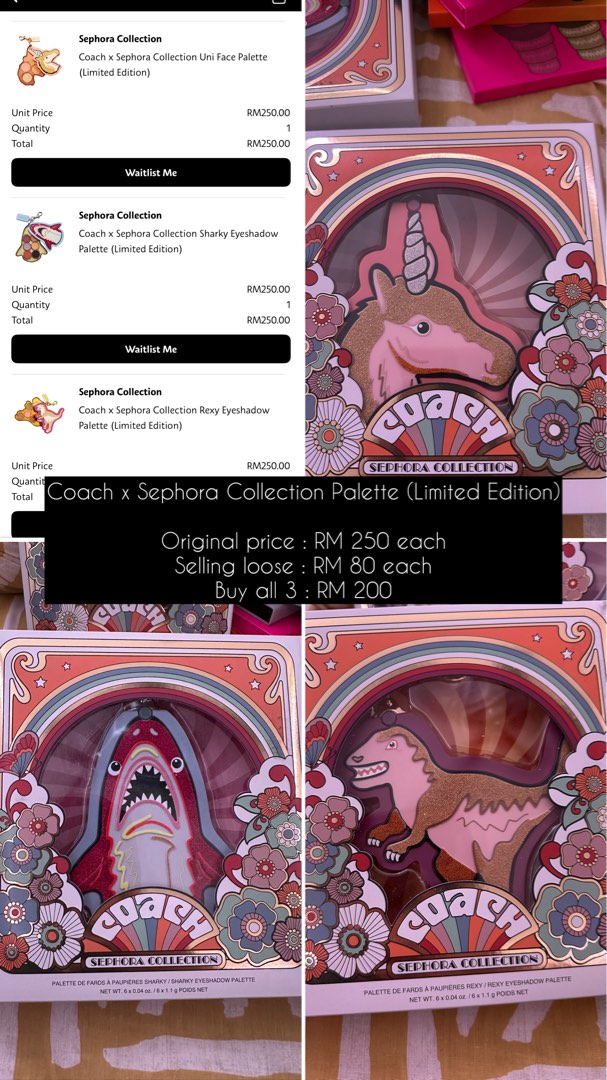 Coach x Sephora Collection Uni Face Palette (Limited Edition), Beauty ...