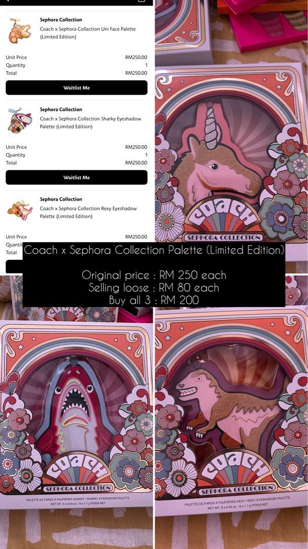 Coach x Sephora Collection Uni Face Palette (Limited Edition), Beauty ...