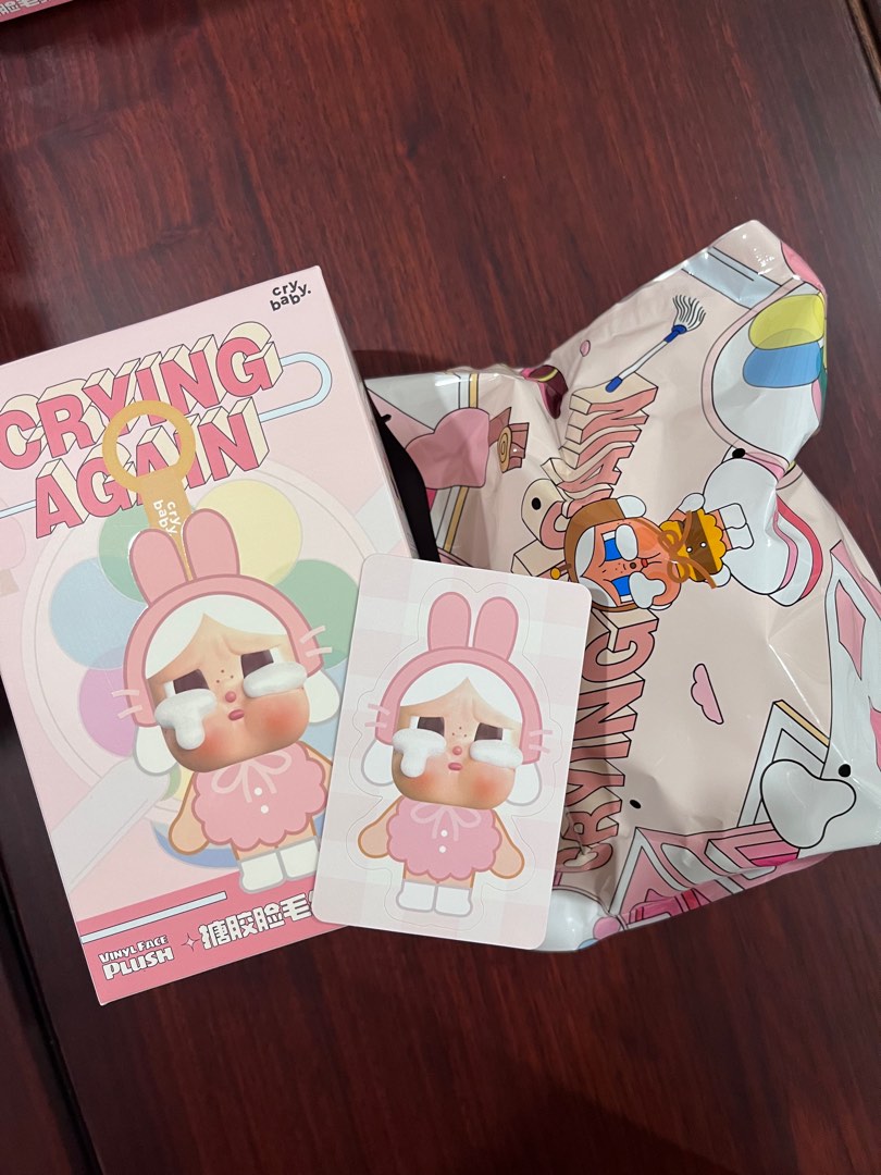 Crybaby Crying Again Plush Pendant Bunny, Hobbies & Toys, Toys & Games ...
