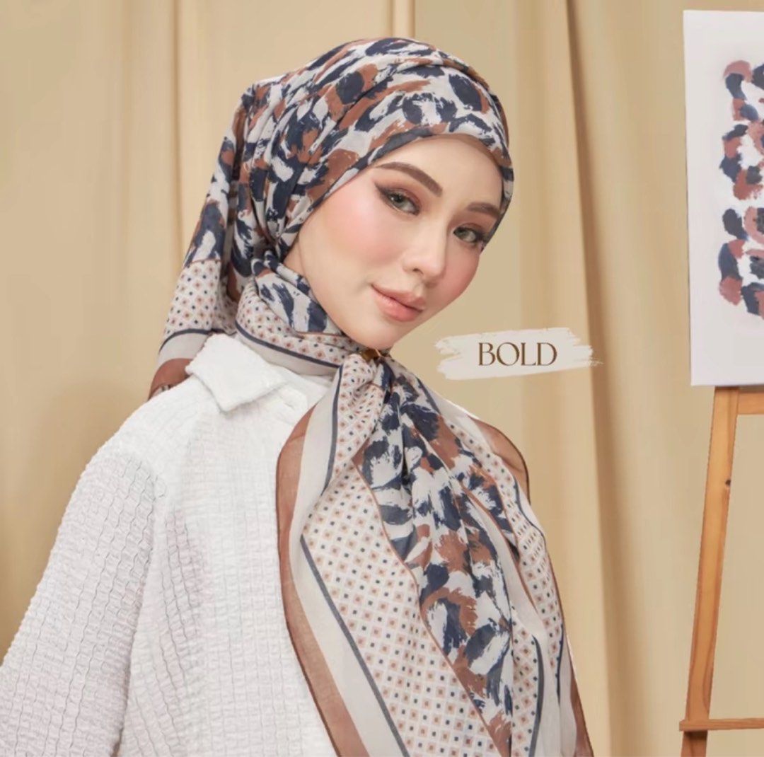 Deara jeewa in code bold, Women's Fashion, Muslimah Fashion, Hijabs on Carousell