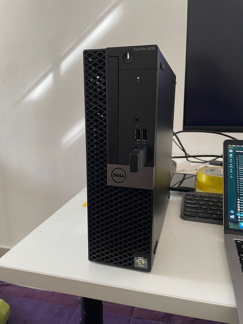 Dell Optiplex 5055 sff ryzen 5 2400G with rx 6400g, Computers & Tech ...