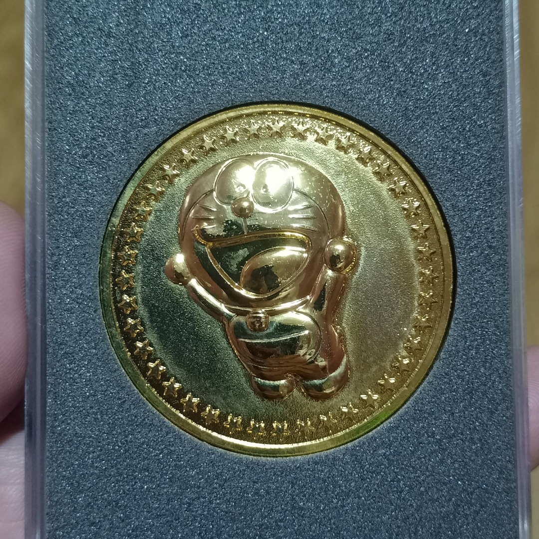 DORAEMON COLLECTIBLE GOLD COIN, Hobbies & Toys, Memorabilia ...