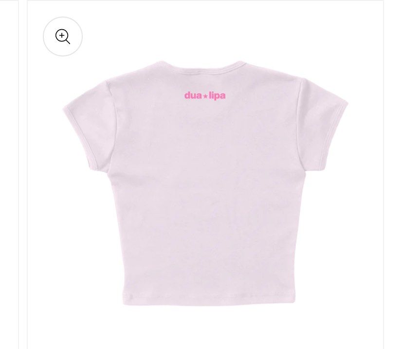 Dua Lipa Falling Forever Merch Crop Top Baby Tee (Manila Philippines ...