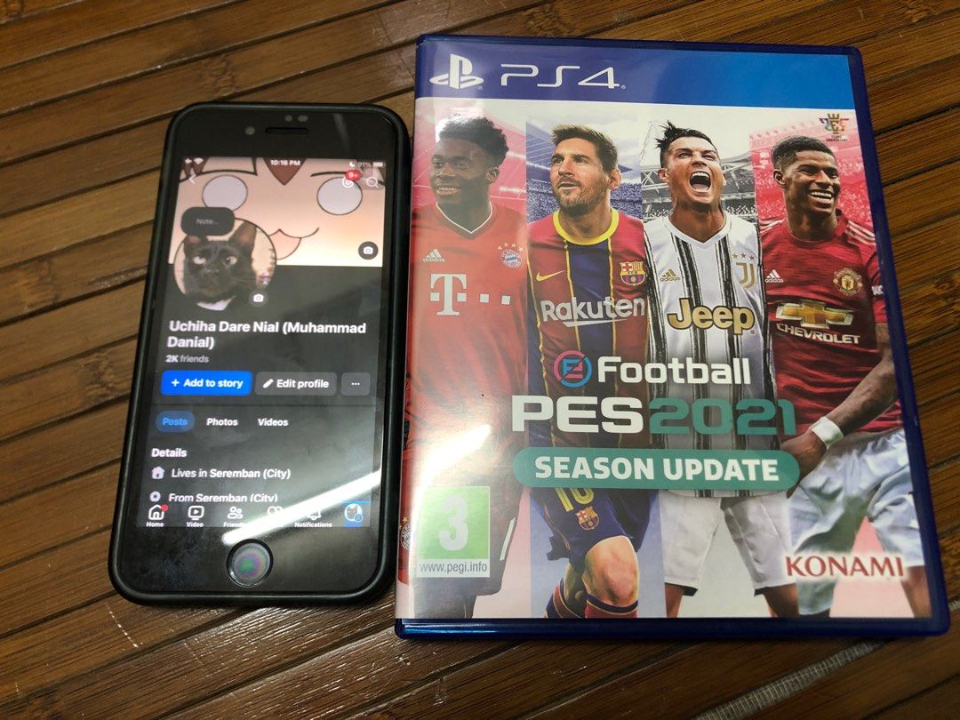 eFootball PES 2021 PS4 game disc used, Video Gaming, Video Games, PlayStation on Carousell