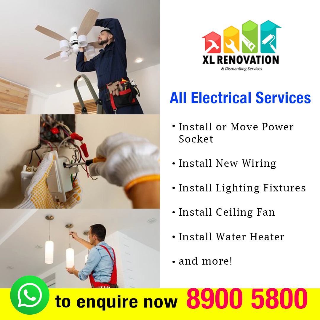 Reliable Electrical Services & Light Installation in Singapore
