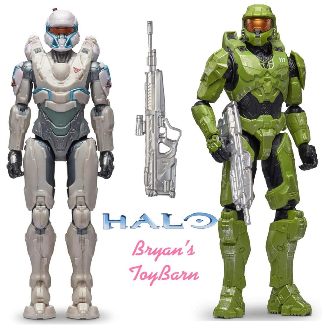 Halo 12 inch Spartan Tanaka & Master Chief with DMR & MA40 by Jazware ...