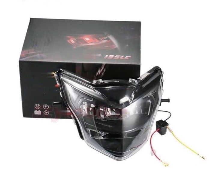 Head Lamp LC135 LC V1 V2 V3 V4 V5 V6 V7 LED Lampu Depan Head Lamp Super Lampu Terang, Sports ...