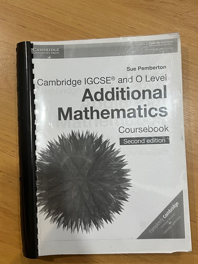 IGCSE Additional Mathematics Coursebook, Hobbies & Toys, Books ...