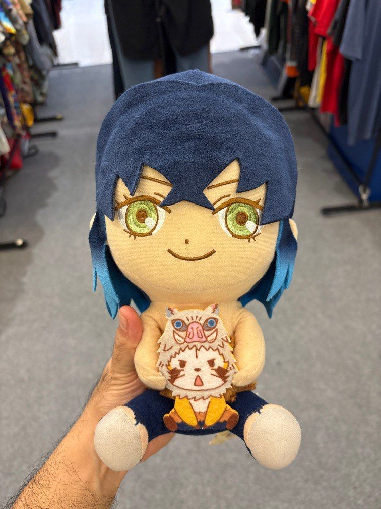 Inosuke Plushie Demon Slayer, Hobbies & Toys, Toys & Games on Carousell