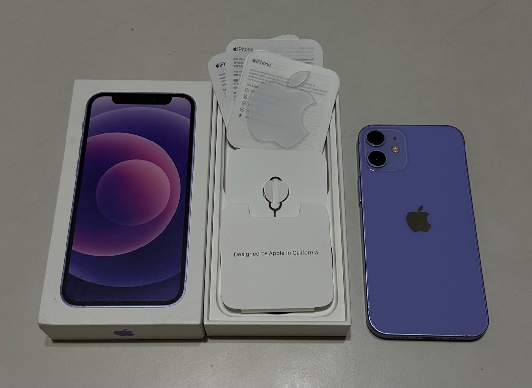 iPhone 12 mini Purple 128GB, Mobile Phones & Gadgets, Mobile Phones ...