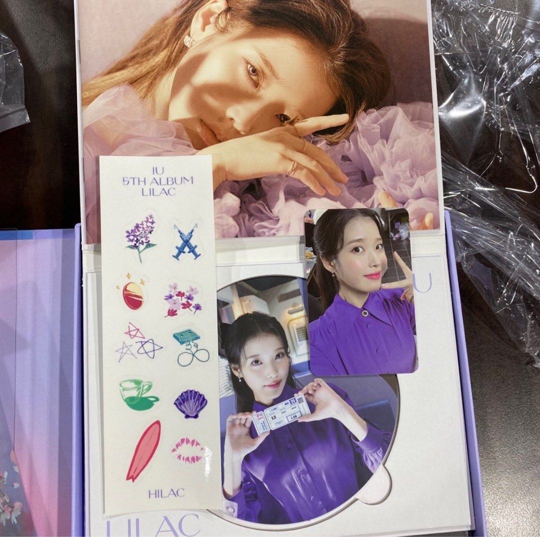 IU Lilac Album Hilac ver 僅拆 送CD盒, 徵收 - Carousell
