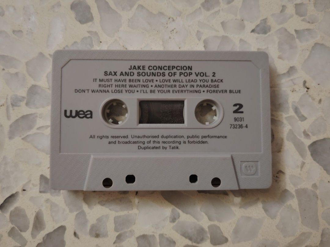 Jake Concepcion (King of Sax) Sax and Sounds of Pop Vol. 2 (1990) Music ...