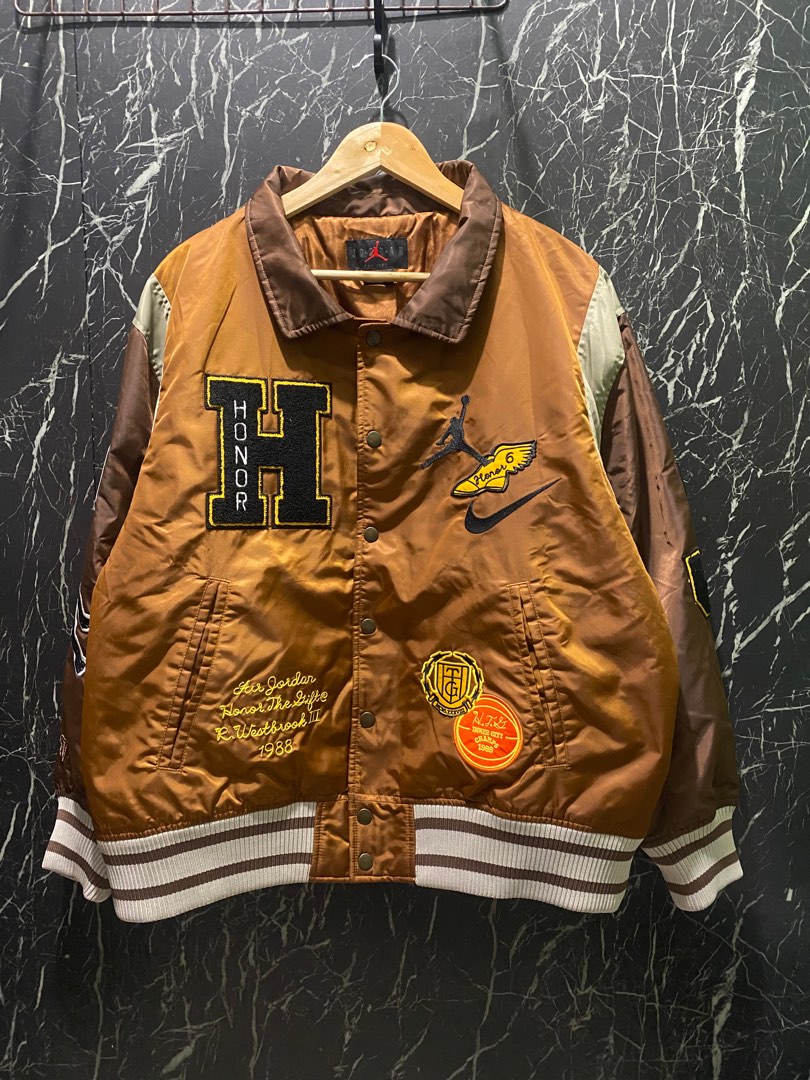 Jordan Honor Westbrook Varsity Jacket, Men's Fashion, Coats, Jackets ...