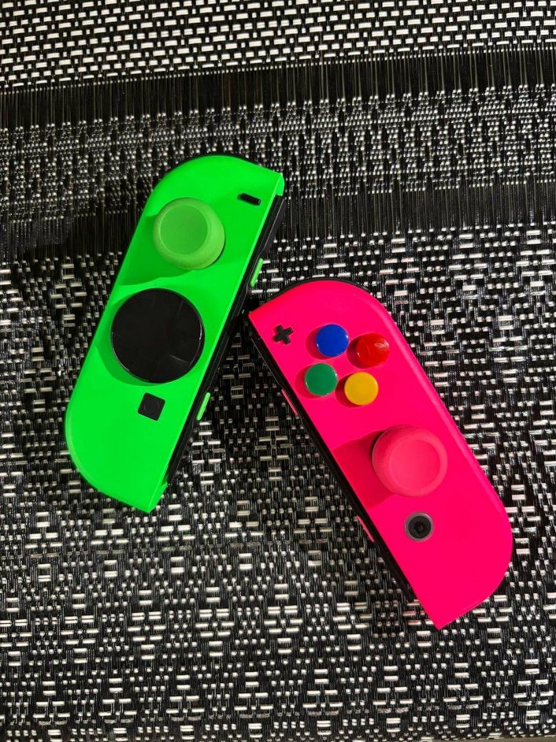 Joycons Neon and Pink, Video Gaming, Video Game Consoles, Nintendo on ...