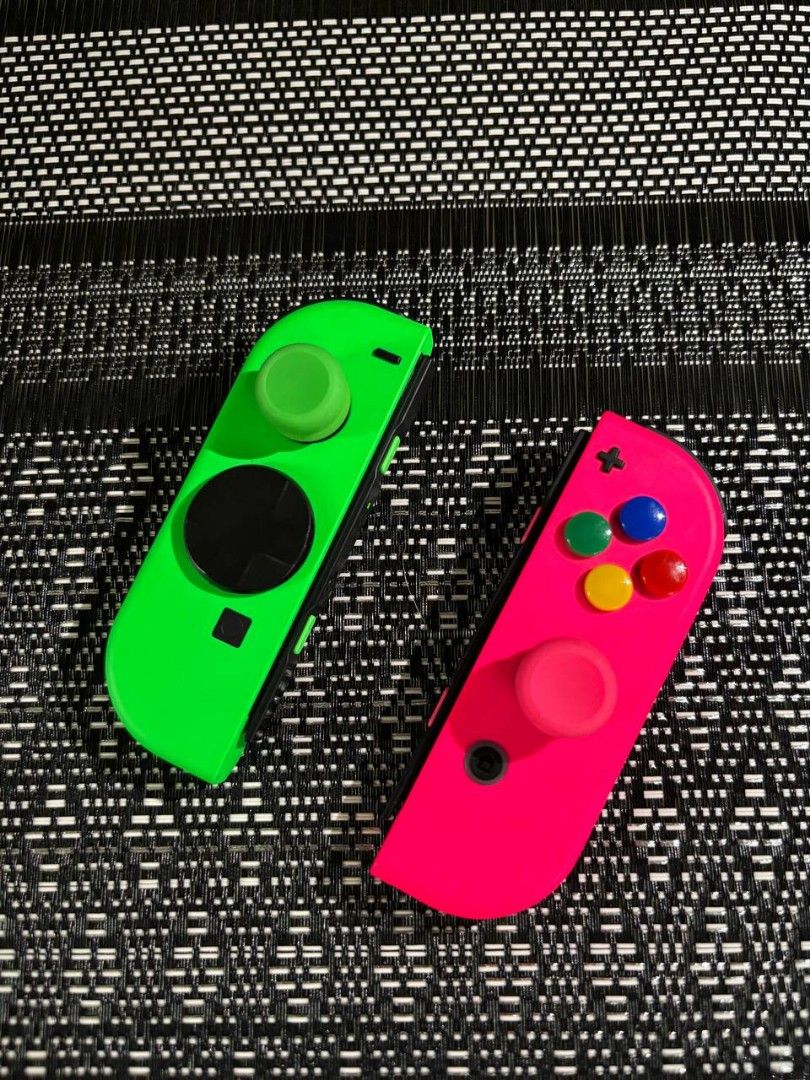Joycons Neon and Pink, Video Gaming, Video Game Consoles, Nintendo on ...