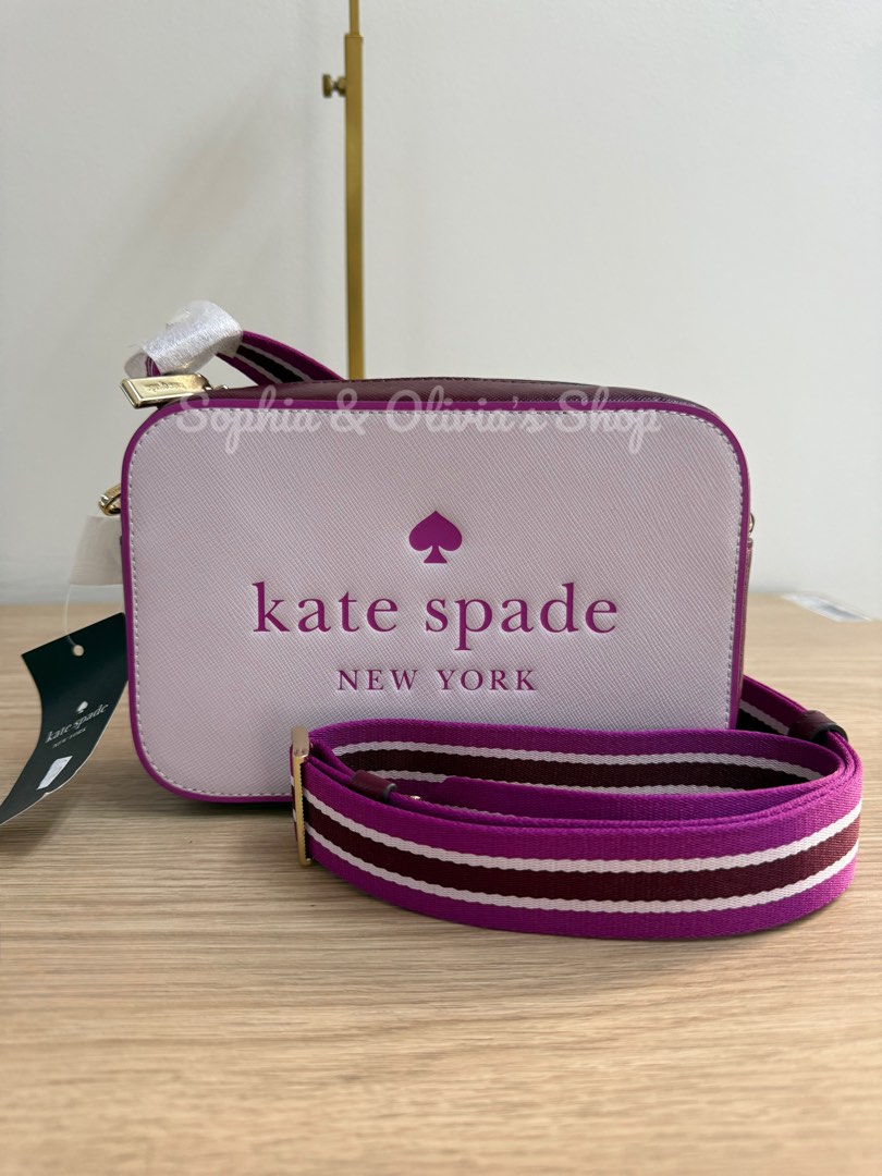 Kate Spade Oh Snap Mini Camera Bag in Lilac Moon, Women's Fashion, Bags & Wallets, Cross-body ...
