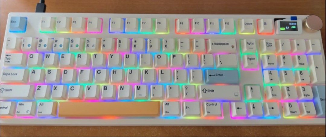 Keydous NJ98-CP NJ98 Wireless Mechanical Keyboard 三模磁軸電競鍵盤 可調鍵程 無線藍牙 0死 ...