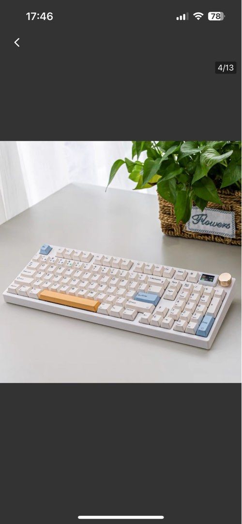 Keydous NJ98-CP NJ98 Wireless Mechanical Keyboard 三模磁軸電競鍵盤 可調鍵程 無線藍牙 0死 ...