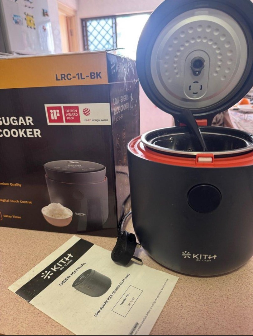 KITH Low-Sugar Rice Cooker | Reduce Starch & Carbs by 37% | Starch Duo ...