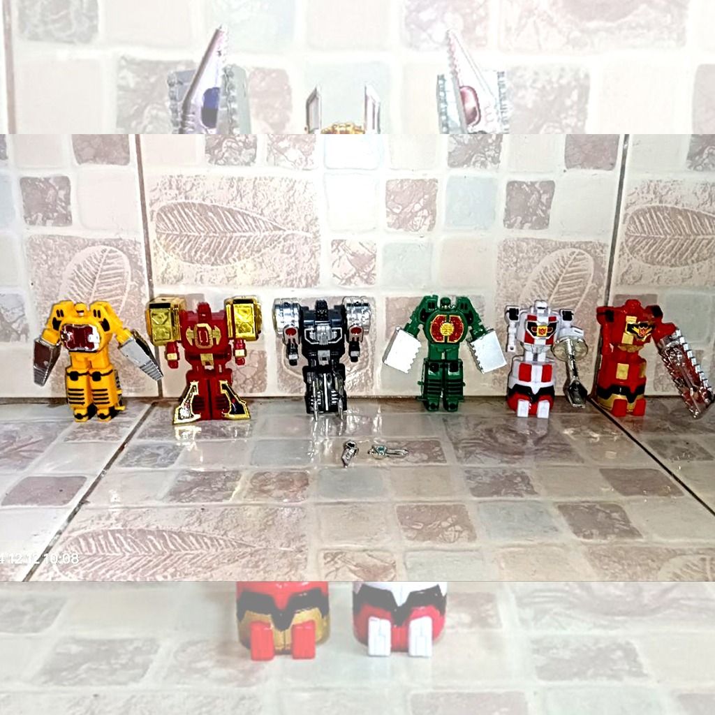 KO TOOL KING BOT TRANSFORMING ROBOT TOY COMBINER ACTION FIGURE VINTAGE ...