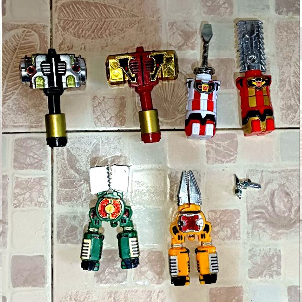 KO TOOL KING BOT TRANSFORMING ROBOT TOY COMBINER ACTION FIGURE VINTAGE ...