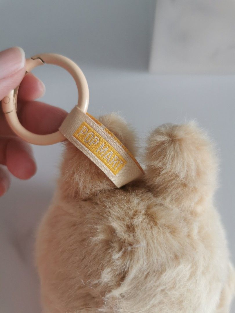 Labubu beige popmart, Hobbies & Toys, Toys & Games on Carousell