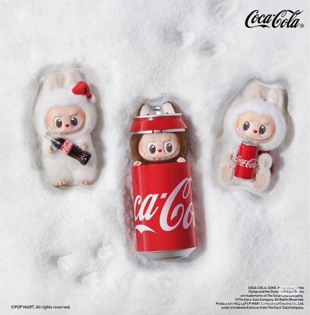 Labubu Coca Cola, Hobbies & Toys, Toys & Games on Carousell