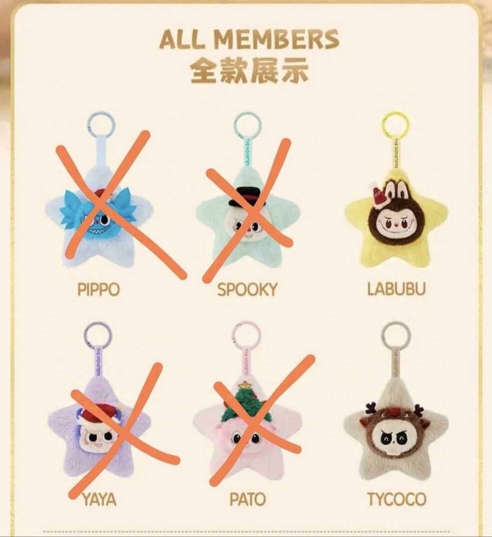 Labubu Plush Pendant with light Pop Mart, Babies & Kids, Babies & Kids ...