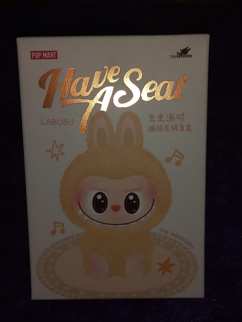 LABUBU V2 HAVE A SEAT ORIGINAL POPMART SEALED, Toys & Collectibles ...