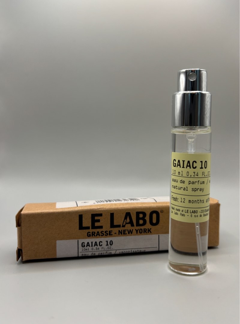 Le Labo Gaiac 10 | Le Labo 10ml, Beauty & Personal Care, Fragrance & Deodorants on Carousell