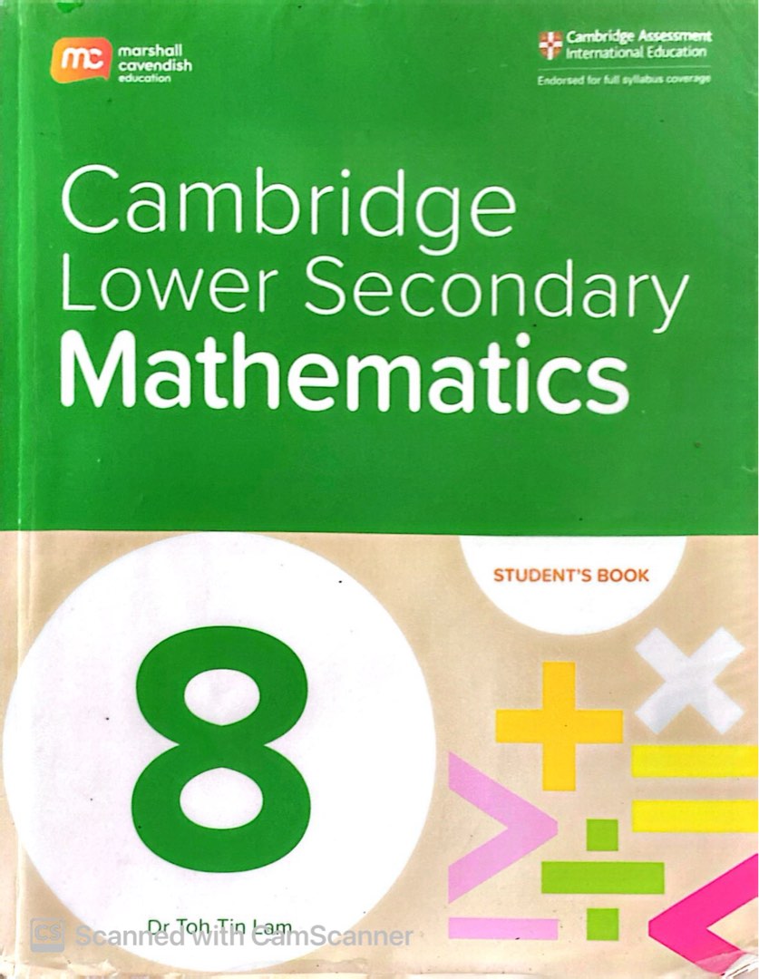 MC Cambridge Lower Secondary Mathematics Grade 8 Student Book, Hobbies ...