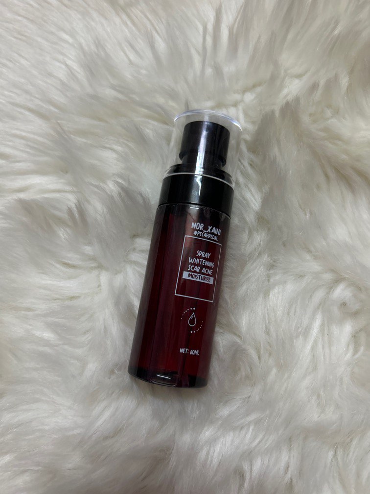 mek nur aini face spray whitening scar acne, Beauty & Personal Care ...