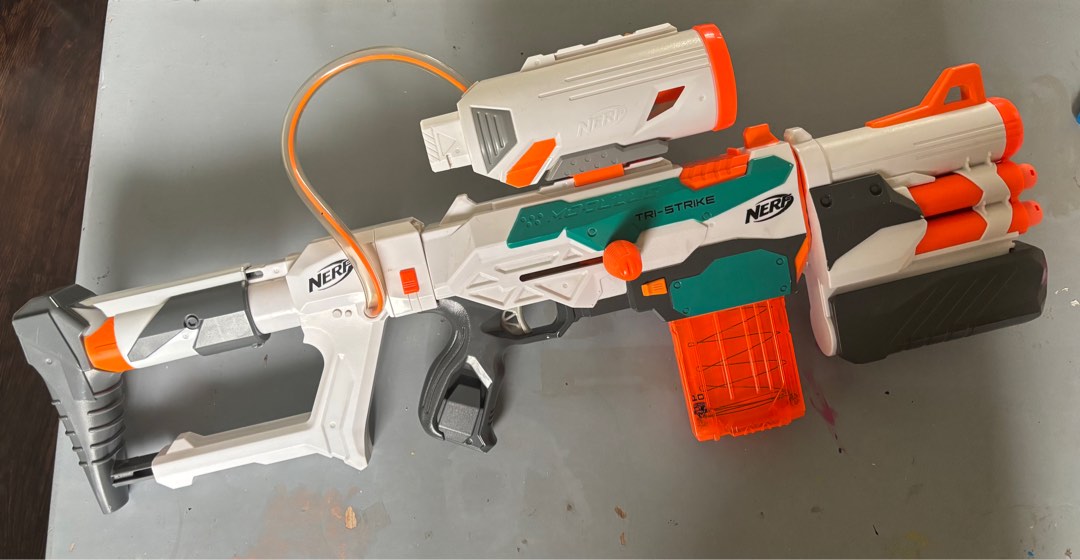 Nerf Tri- Strike, Hobbies & Toys, Toys & Games on Carousell