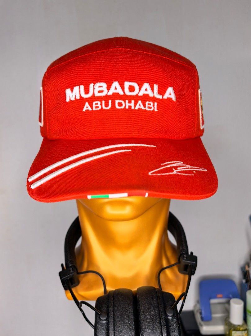 Official Red Ferrari X Puma "MU Adala Abu Dhabi" Painter hat, Men's ...