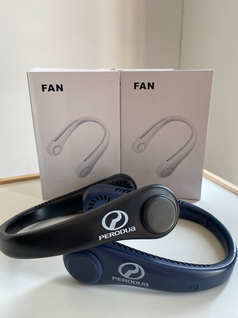LIMITED EDITION Perodua merchandise portable neck fan, Auto Accessories ...