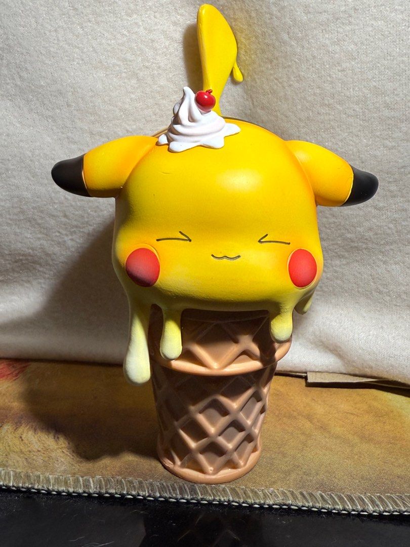 Pikachu Ice Cream figure Pokemon, Hobbies & Toys, Toys & Games on Carousell