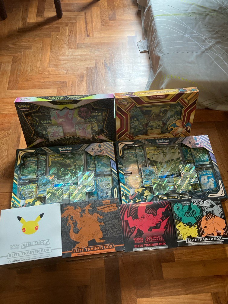 Pokemon tag team power collection charizard ex box and etb, Hobbies ...