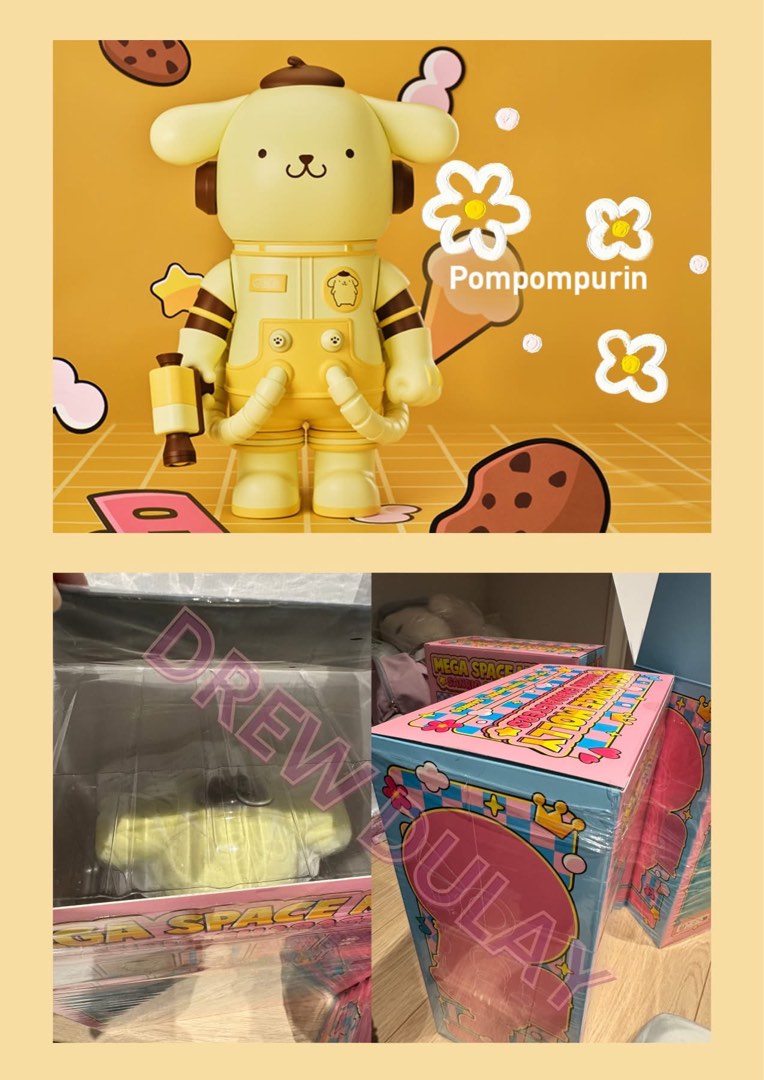 POMPOMPURIN || MEGA SPACE MOLLY SANRIO CHARACTERS (400%), Hobbies ...