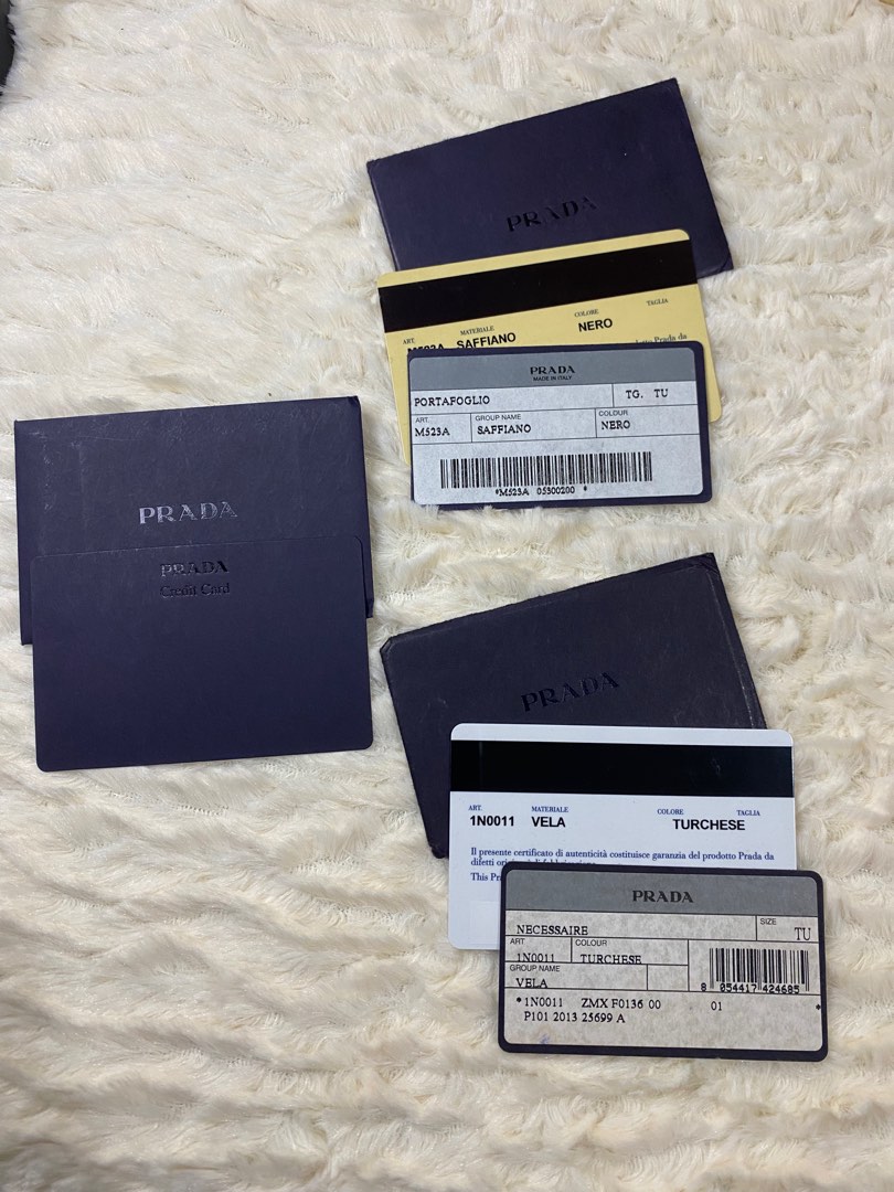 prada cards, Luxury, Bags & Wallets on Carousell