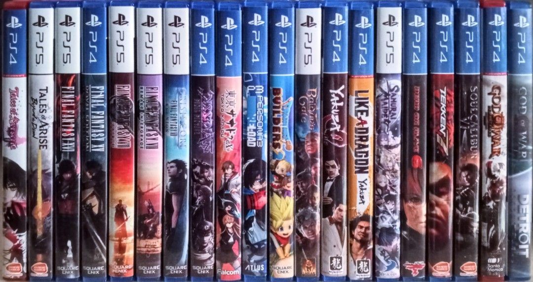 PS4/PS5 Custom Spines, Video Gaming, Video Games, PlayStation on Carousell