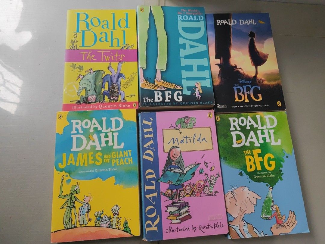 Roald Dahl, 小說 x 6, The Twists, The BFG, James and the Giant Peach ...