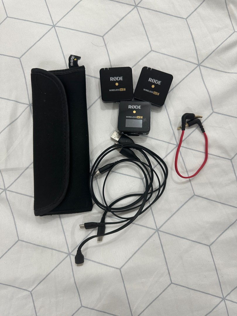 Rode Wireless Go II - Dual - Vlogging Mic, Audio, Microphones on Carousell