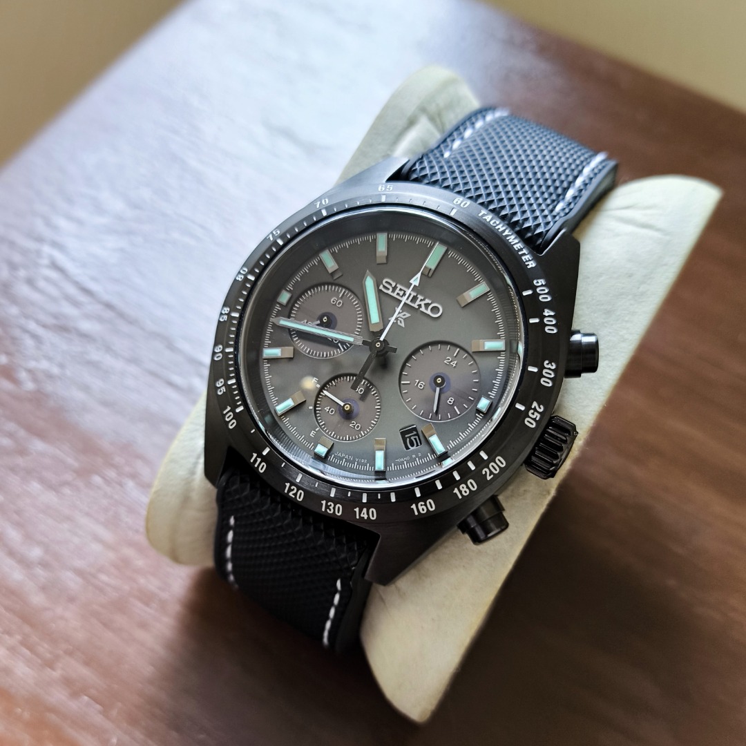 Seiko Prospex Speedtimer Black SBDL103, Men's Fashion, Watches & Accessories, Watches on Carousell