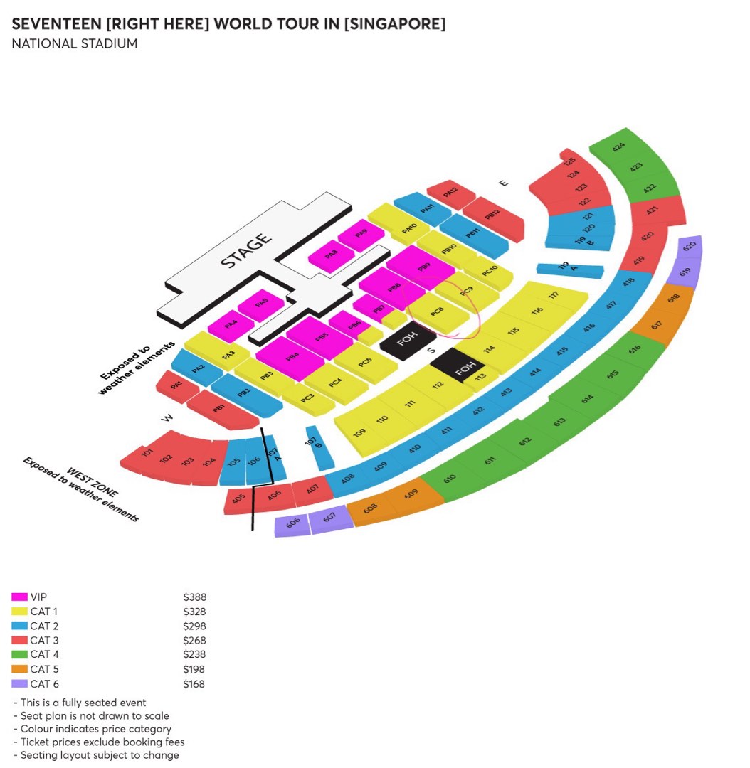 Seventeen Singapore 2025, Tickets & Vouchers, Event Tickets on Carousell