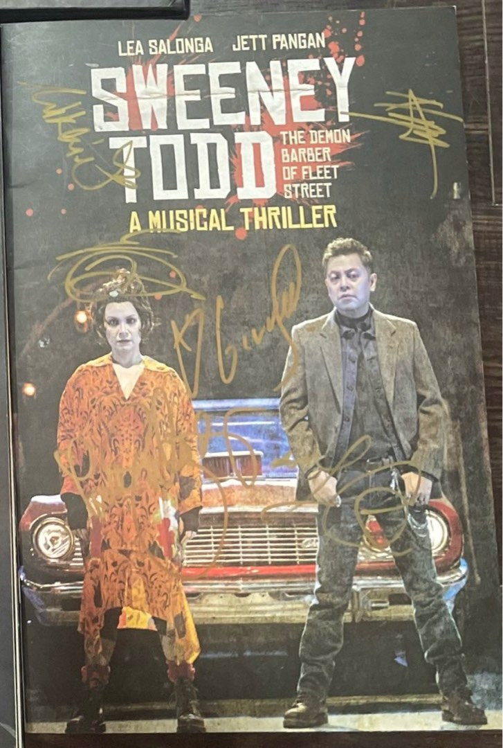 SIGNED Lea Salonga Merch (Sweeney Todd), Hobbies & Toys, Memorabilia ...