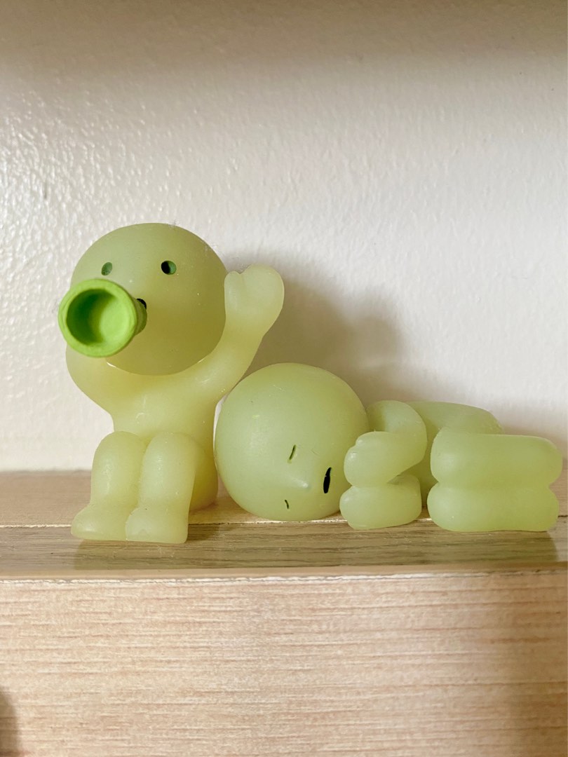 Smiski Set (Cheering & At Sleep), Hobbies & Toys, Toys & Games on Carousell