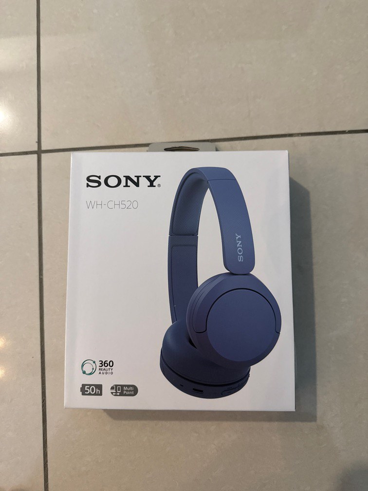Sony WH-CH520 wireless headset, Audio, Headphones & Headsets on Carousell